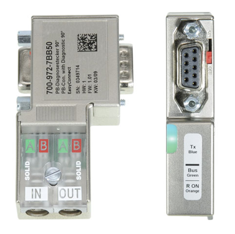 Helmholz PROFIBUS Connector with Diagnostic LEDs - PCC A GCG Company ...